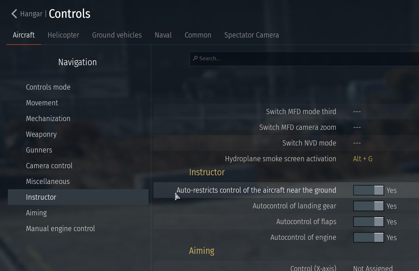 how do i turn off the instructor mode for air on pc? i cant find the ...