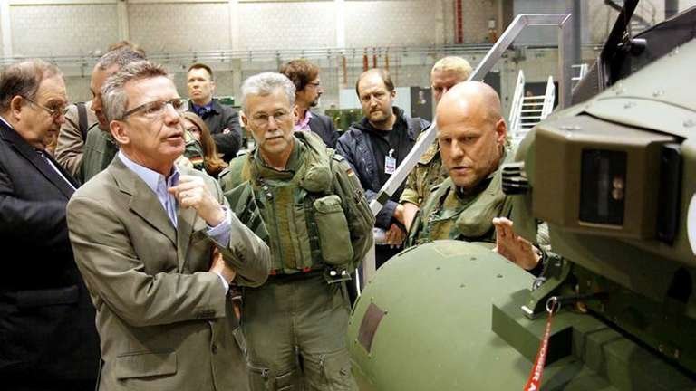 EC-665 Tiger UHT missing FZ225 rocket launchers on outer pylons ...